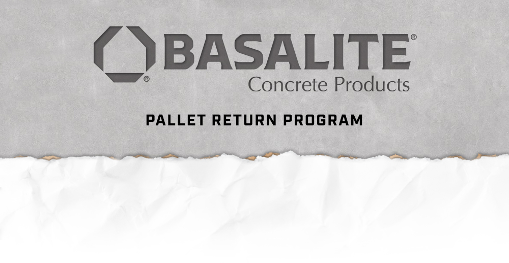 Pallet Return Program - Basalite Concrete Products